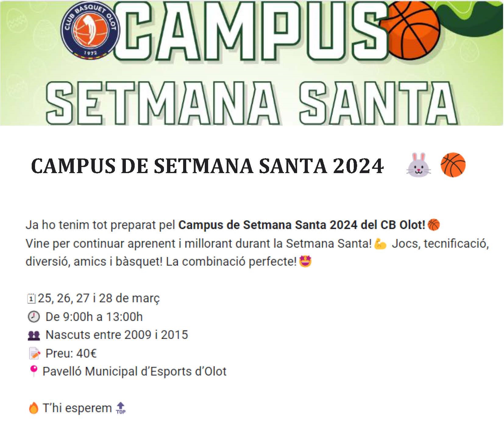 2023 – Club Bàsquet Olot